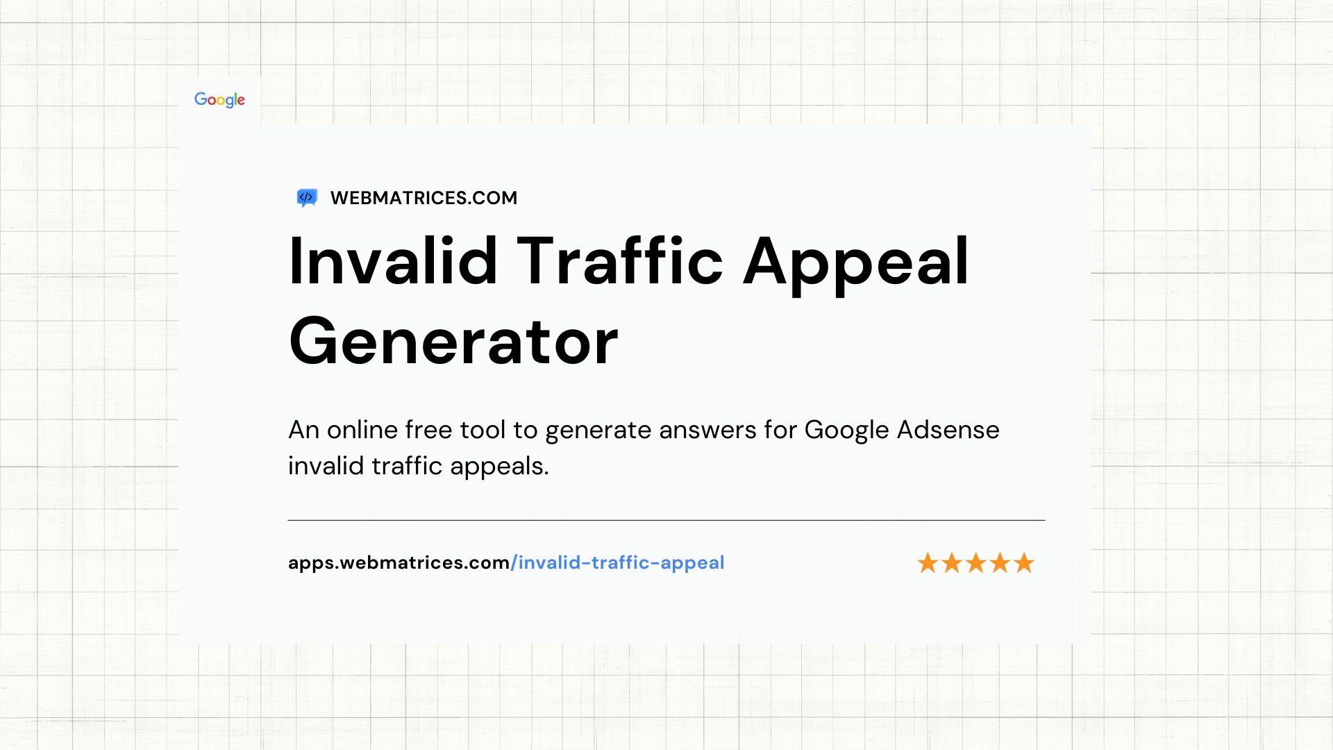 Invalid Traffic Appeal Generator